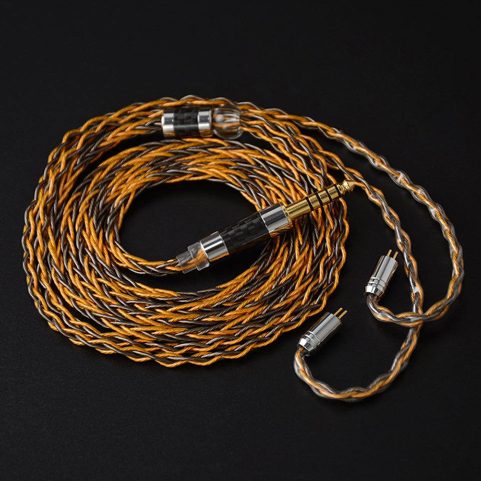 NICEHCK CABLE 2 PIN 8 NÚCLEOS PLATA LIBRE DE OXIGENO – KZ Acoustics Chile